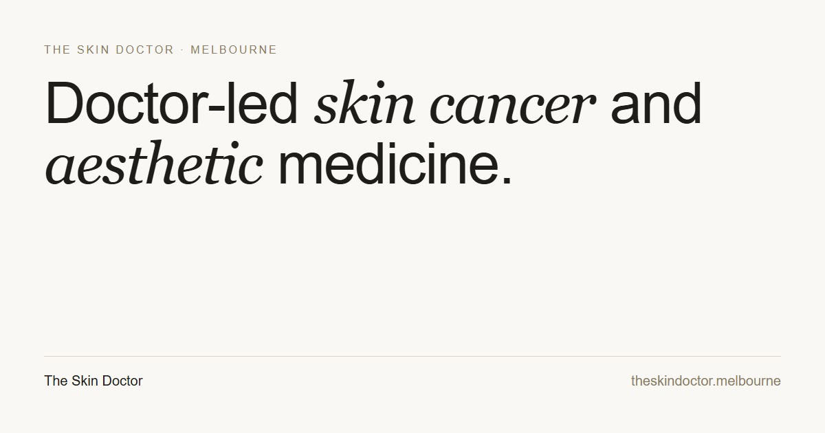 Basal Cell Carcinoma (BCC) — The Skin Doctor Melbourne